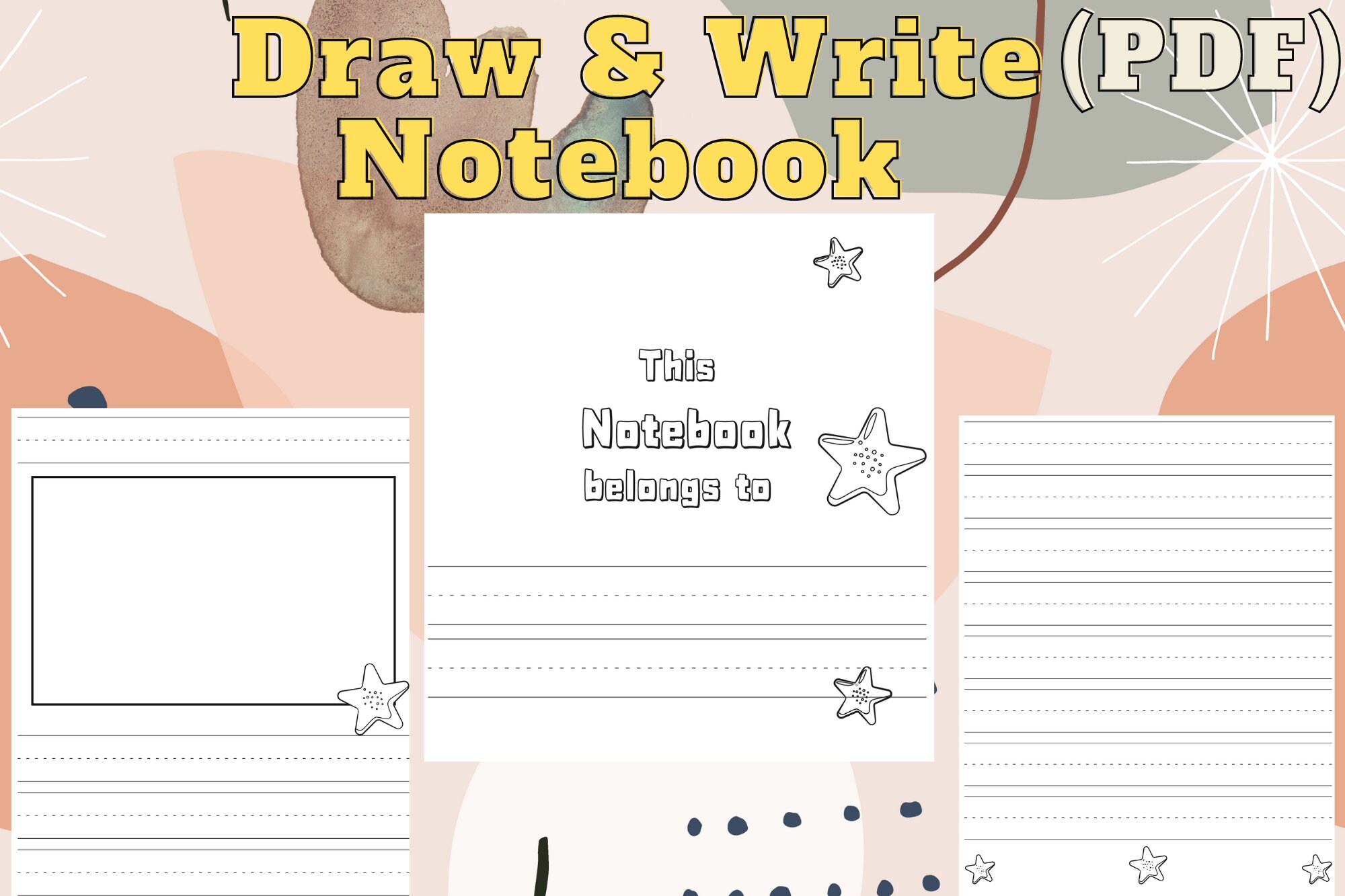 Draw And Write Journal Printable - Printable Word Searches