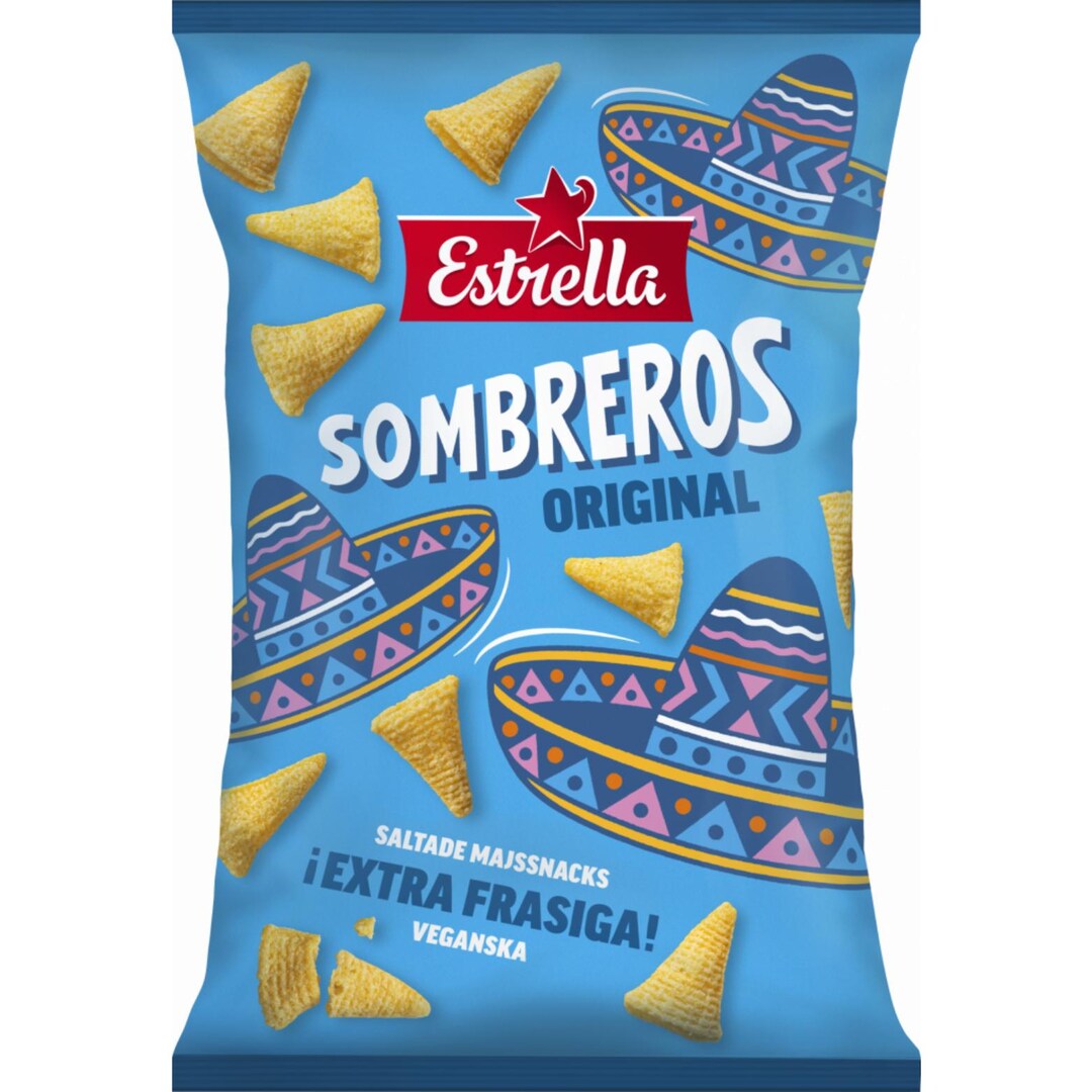 Estrella Sombreros Chips 125g – Crunchy Fiesta Snack - Etsy