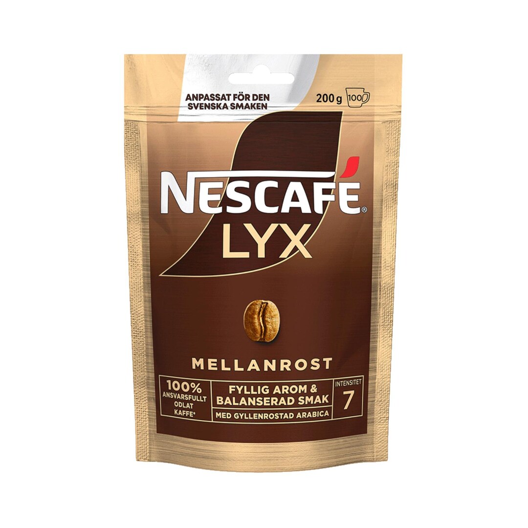 Nescafé Lyx Medium Roast 200g – Instant Coffee From Sweden - Etsy