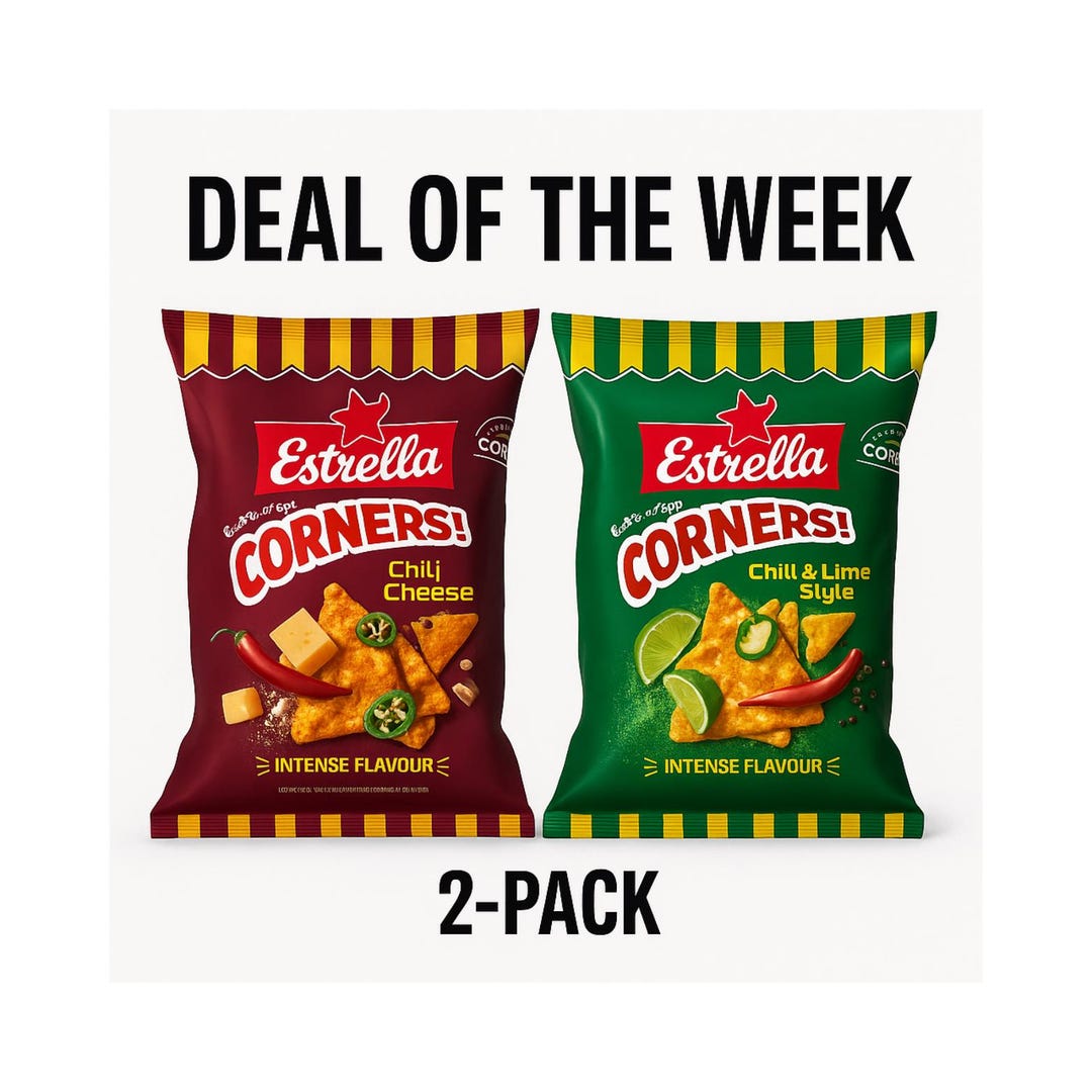 Estrella Corners Chips Bundle: Chili Cheese & Chili Lime - Scandinavian ...