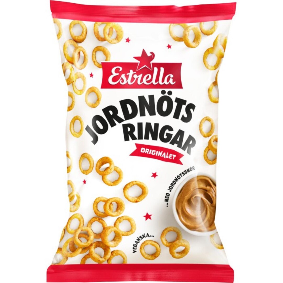 Estrella Peanut Rings 250g – Savory Crunchy Snack, Swedish Chips - Etsy