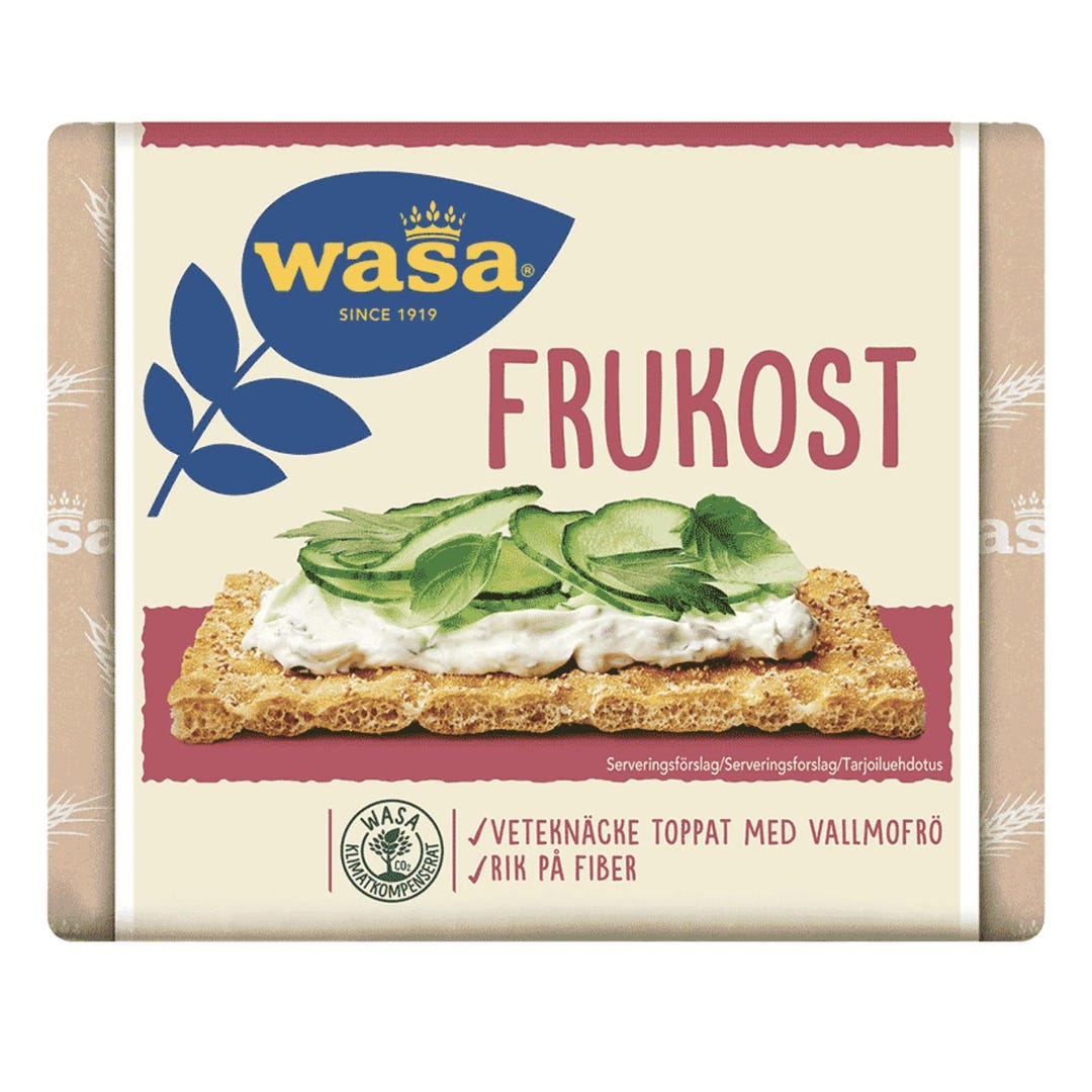 Swedish Wasa Frukost Crispbread, Crunchy Breakfast Knäckebröd, 240g - Etsy