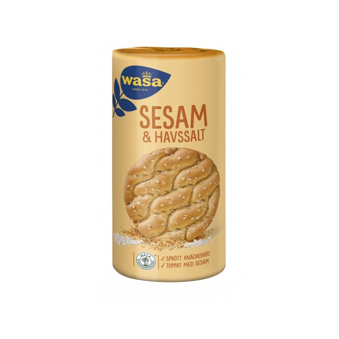 Wasa Sesame & Sea Salt Crispbread – Crunchy Whole Grain Snack - Etsy