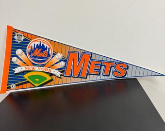 New York Mets Baseball Pennant - Etsy
