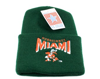 Miami Hurricanes Vintage Hat - Etsy