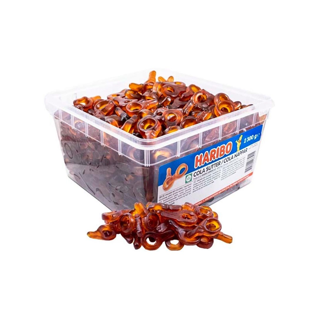 Haribo Cola Pacifiers – Cola Gummy Candy – Swedish Pacifier Gummies ...