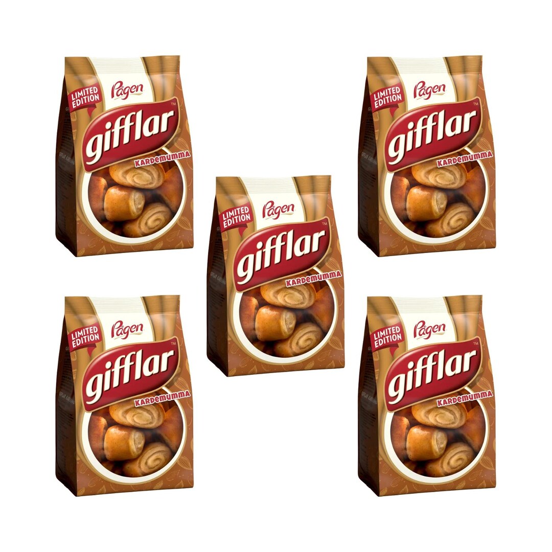 5-pack Cardamom Buns 260g – Soft Swedish Cardamom Buns by Pågen ...