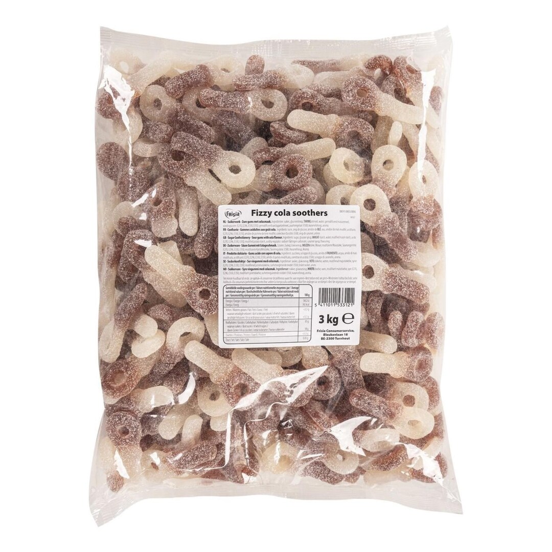 Sour Cola Pacifiers – Skåne Swedish Candy, Fizzy Cola Gummies - Skåne ...