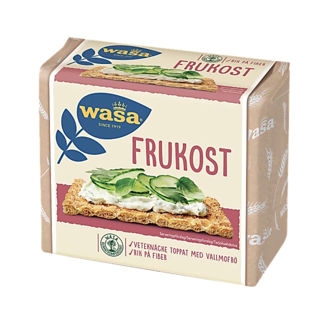 Wasa Crispbread 240g – Classic Swedish Whole Grain Knäckebröd - Etsy