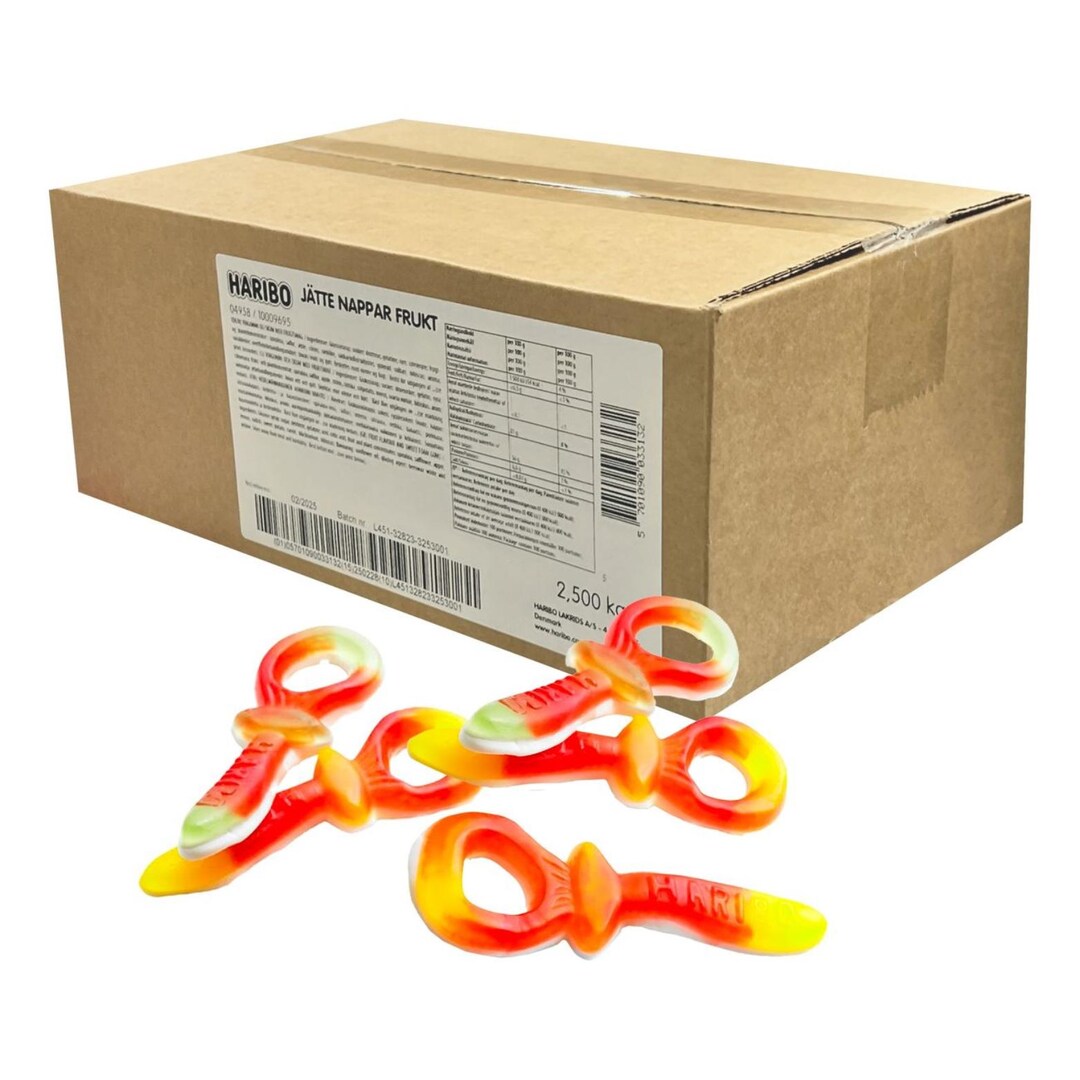 Haribo Giant Fruity Rings – Jättenappar Gummy Candy - Free Shipping - Etsy