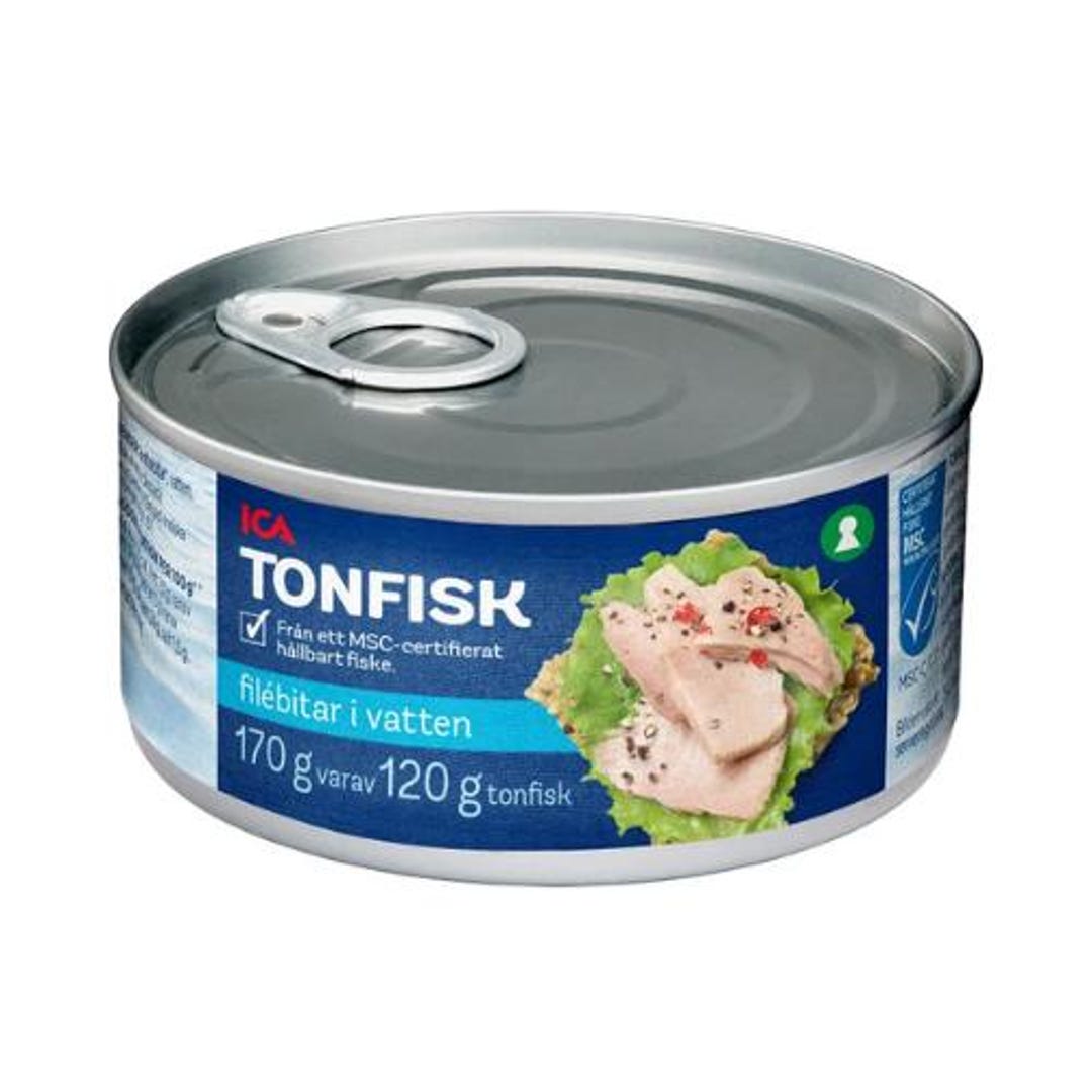 Tuna in Water 170g – Swedish High-protein Canned Tuna - Premium Nordic ...