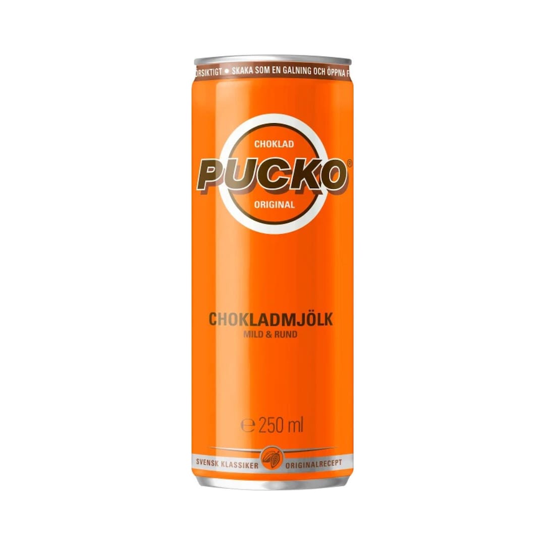 Pucko Swedish Chocolate Milk Drink 250ml Can – Imported Scandinavian ...