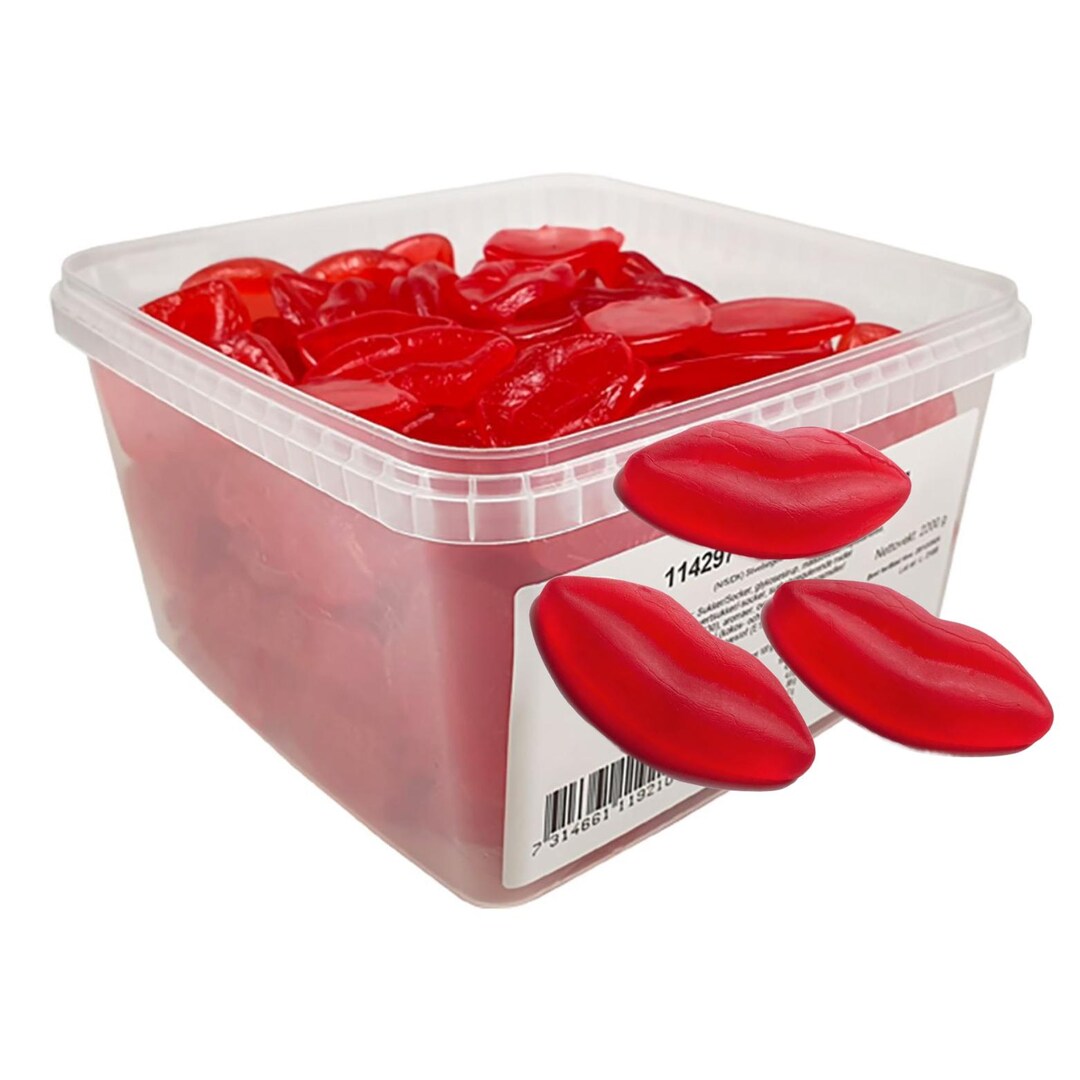 Brynild Red Lips Candy – Chewy Scandinavian Treat, Vegan - Etsy