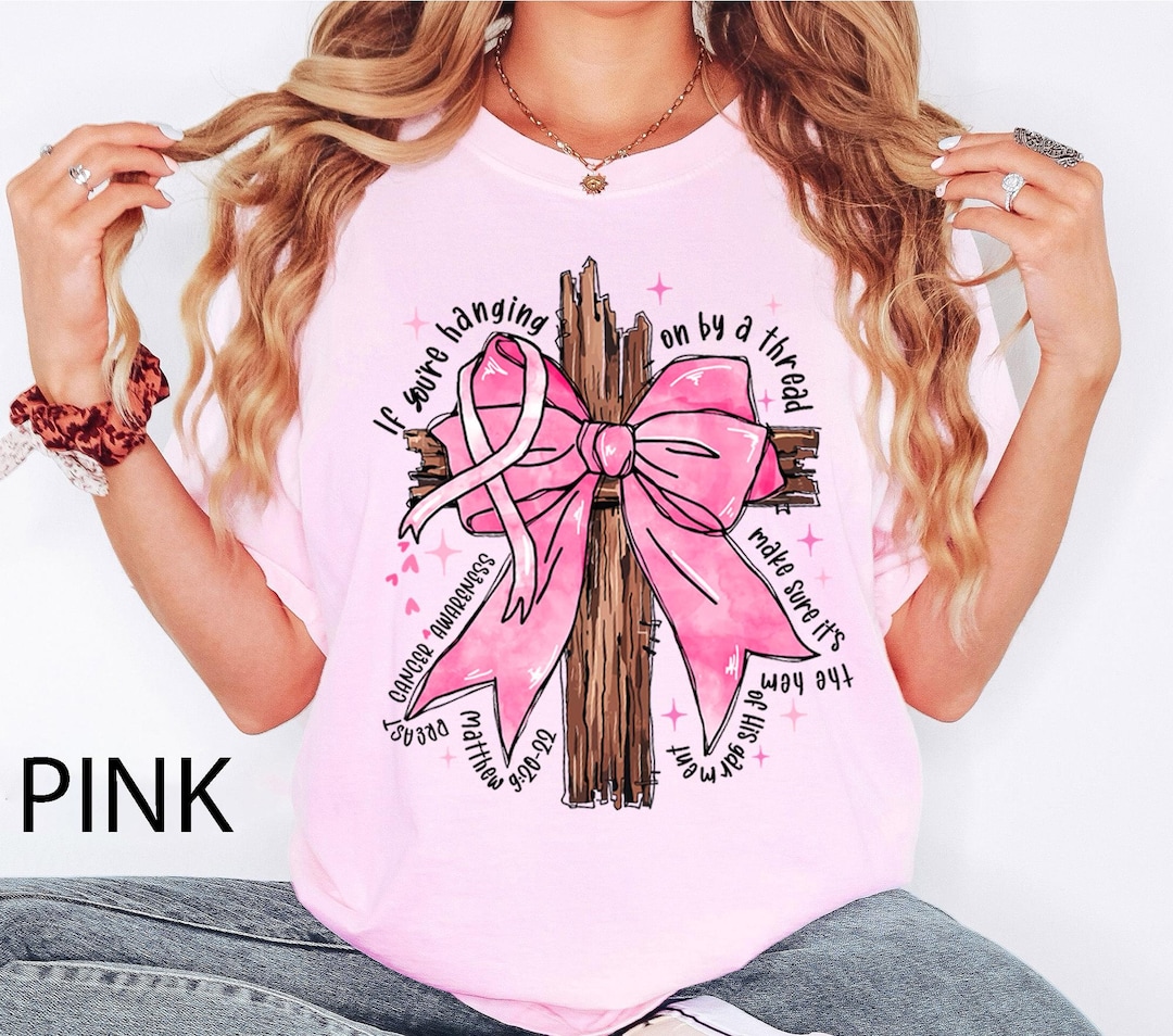 Jesus Pink Bow Cross Breast Cancer, Breast Cancer Awareness, Breast ...