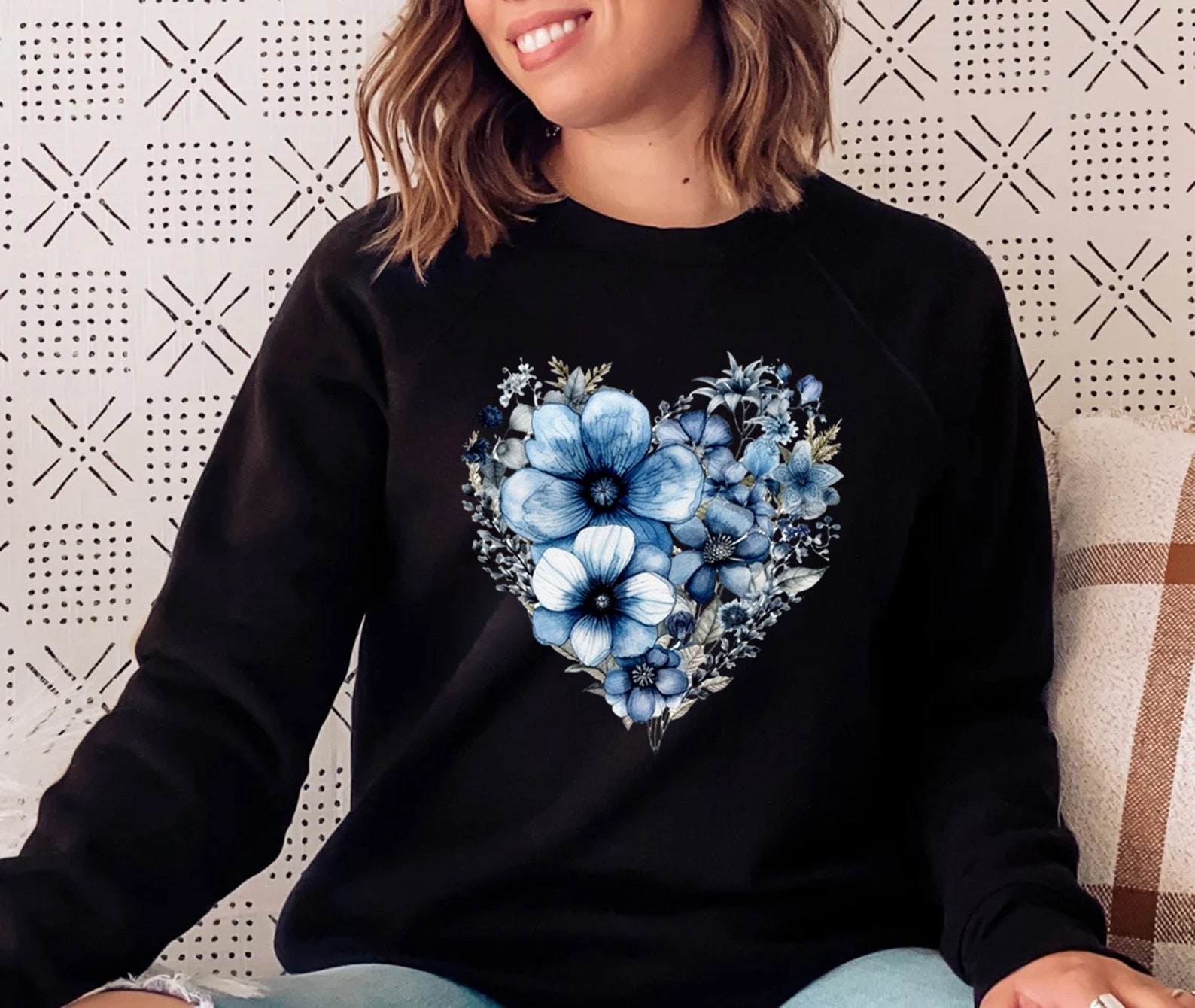 Flower Tee Shirt, Botanical Tee, Boho Tee, Wildflower Shirt, Plant ...