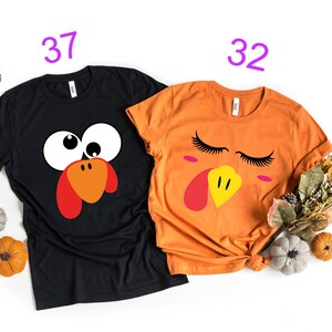 Funny Turkey Shirts, Thanksgiving Group Shirts, Fall Family Shirts ...