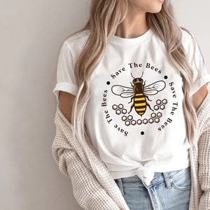 Save the Bees Shirt, Conserve Endangered Bees Shirt, Animal Lovers ...