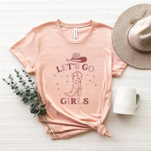 Let's Go Girls Graphic Tee, Let's Go Girls T-shirt, Retro Graphic Tee ...