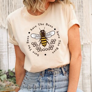 Save the Bees Shirt, Conserve Endangered Bees Shirt, Animal Lovers ...