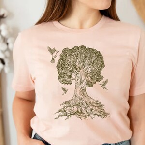 Tree Shirt, Gnarled Tree T-shirt, Men's Graphic Tees, Tree of Life ...