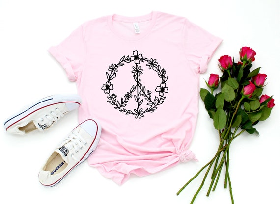 Peace Sign Shirt Peace Shirt Peace Sign T-shirt Peace - Etsy