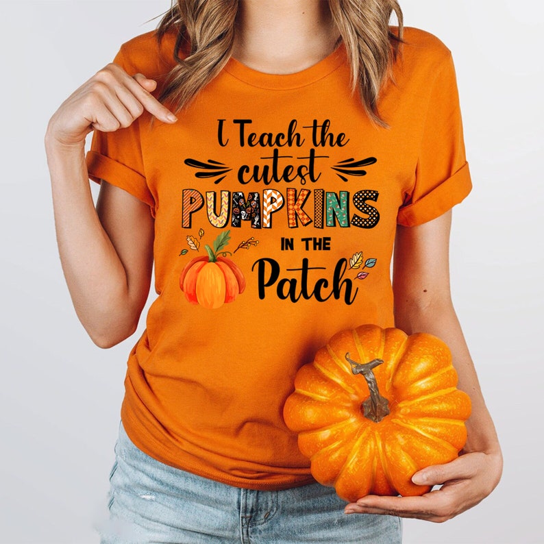 Fall Teacher Shirts, Halloween Teacher Shirt, Pumpkin Teacher Shirt ...