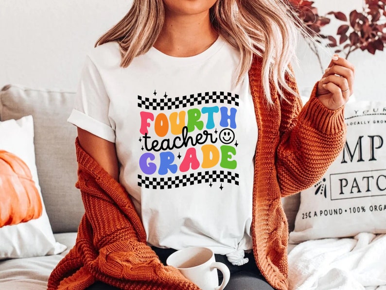 Fourth Grade Teacher Shirt, Teacher Team Shirts, 4th Grade Teacher ...