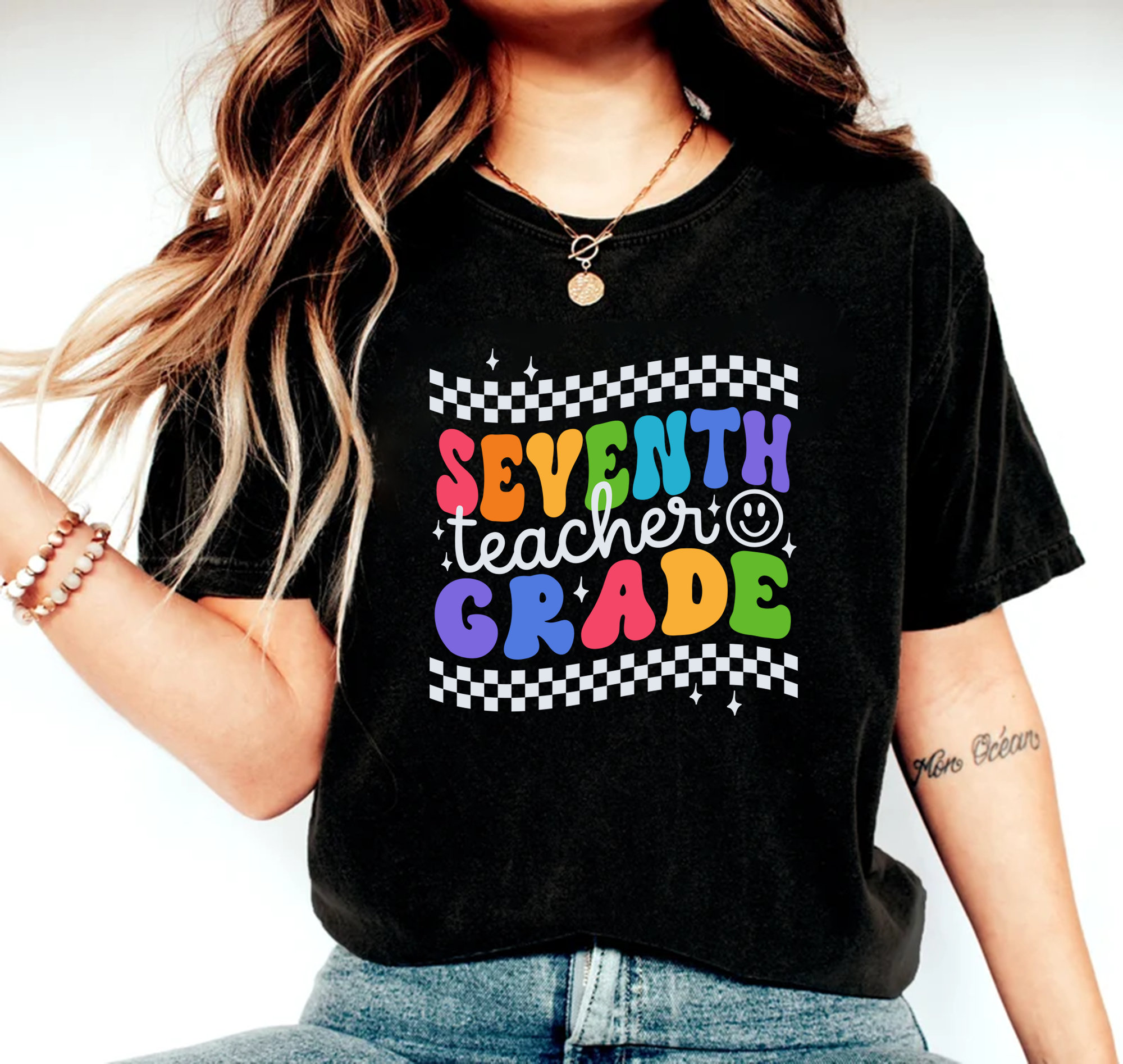 Seventh Grade Teacher Shirt, Teacher Team Shirts, 7th Grade Teacher ...