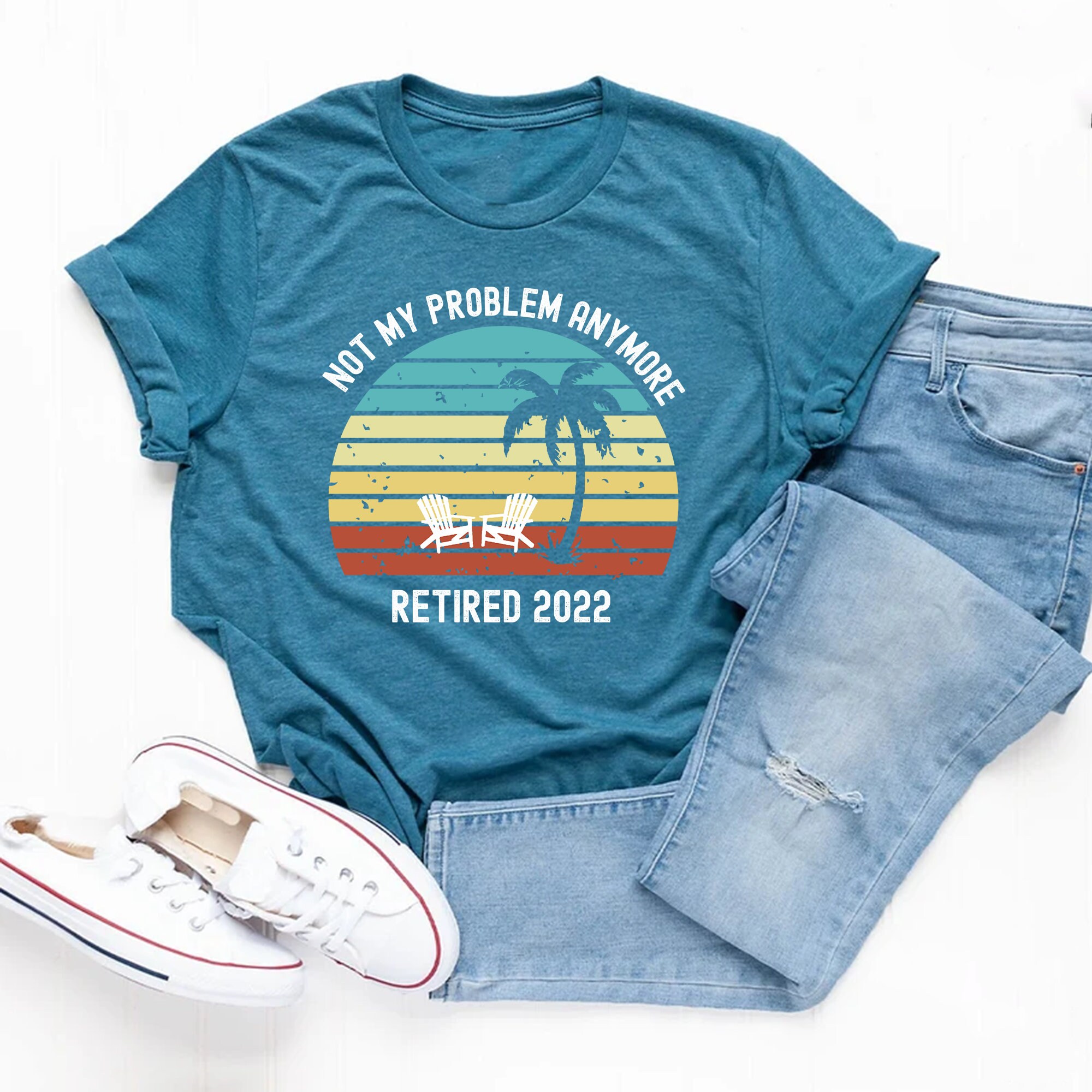 Retired 2022 Shirt Retirement Party Shirt Gift for Retired - Etsy