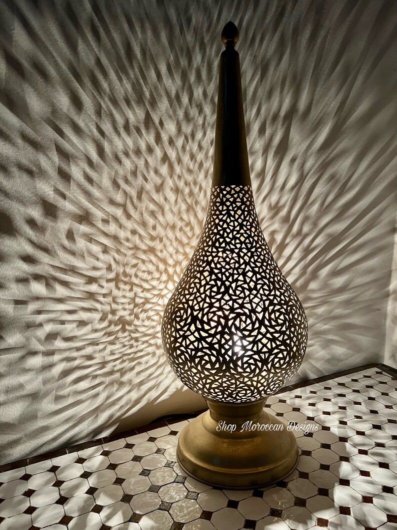 Set of 2 Table Lamps, Moroccan Table Lamps, Desk Lamp, Bedside Floor ...