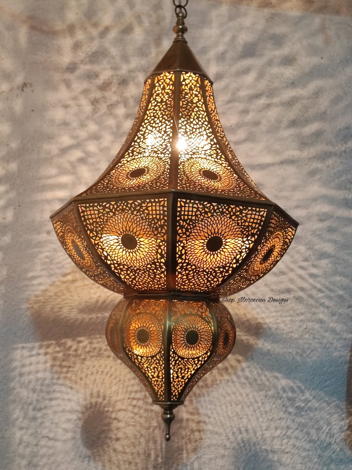 Moroccan Chandelier, Moroccan Ceiling Light, Moroccan Lamp, Moroccan ...