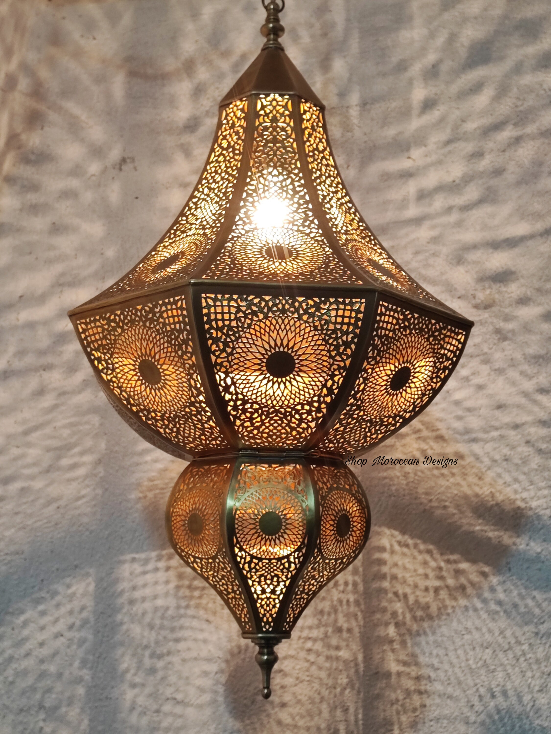 Moroccan Chandelier, Moroccan Ceiling Light, Moroccan Lamp, Moroccan ...