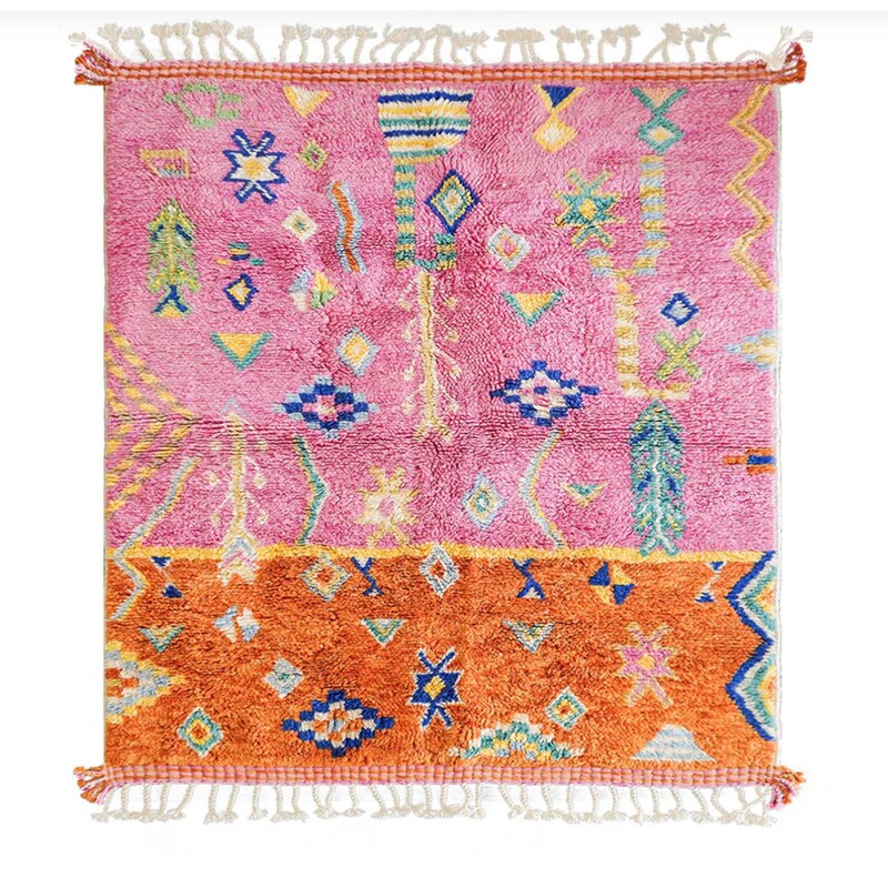 Pink Moroccan Rug - Etsy