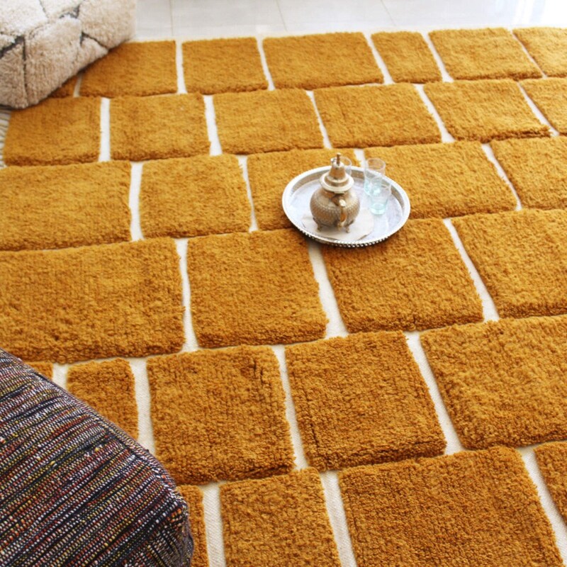Orange Rug - Etsy