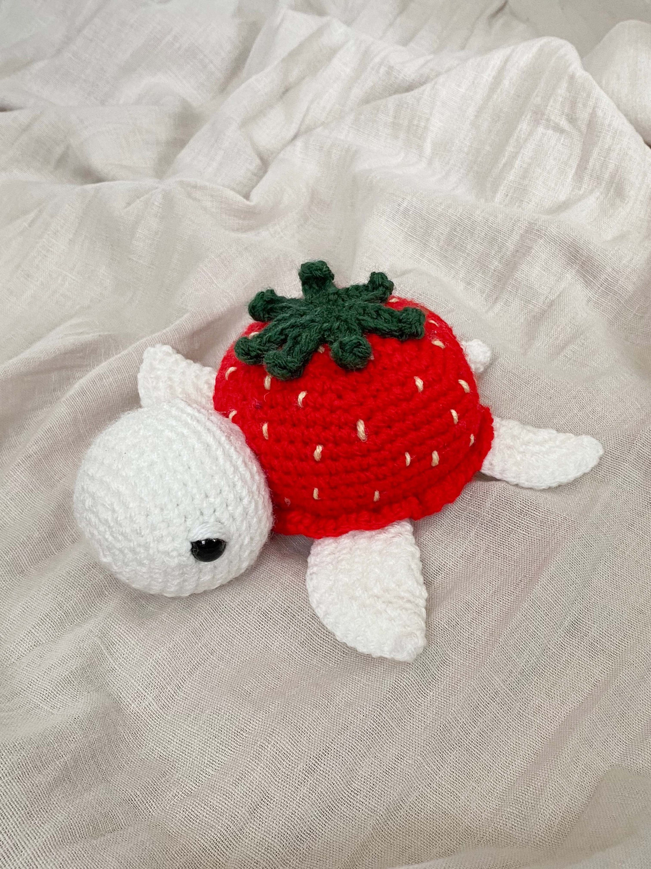 Turtle Crochet Pattern Strawberry - Etsy