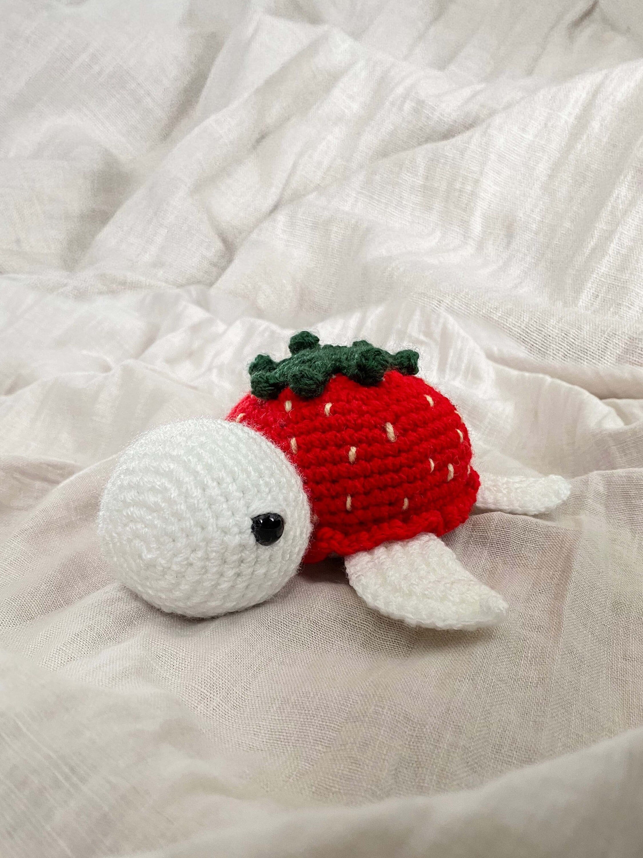 Turtle Crochet Pattern Strawberry - Etsy