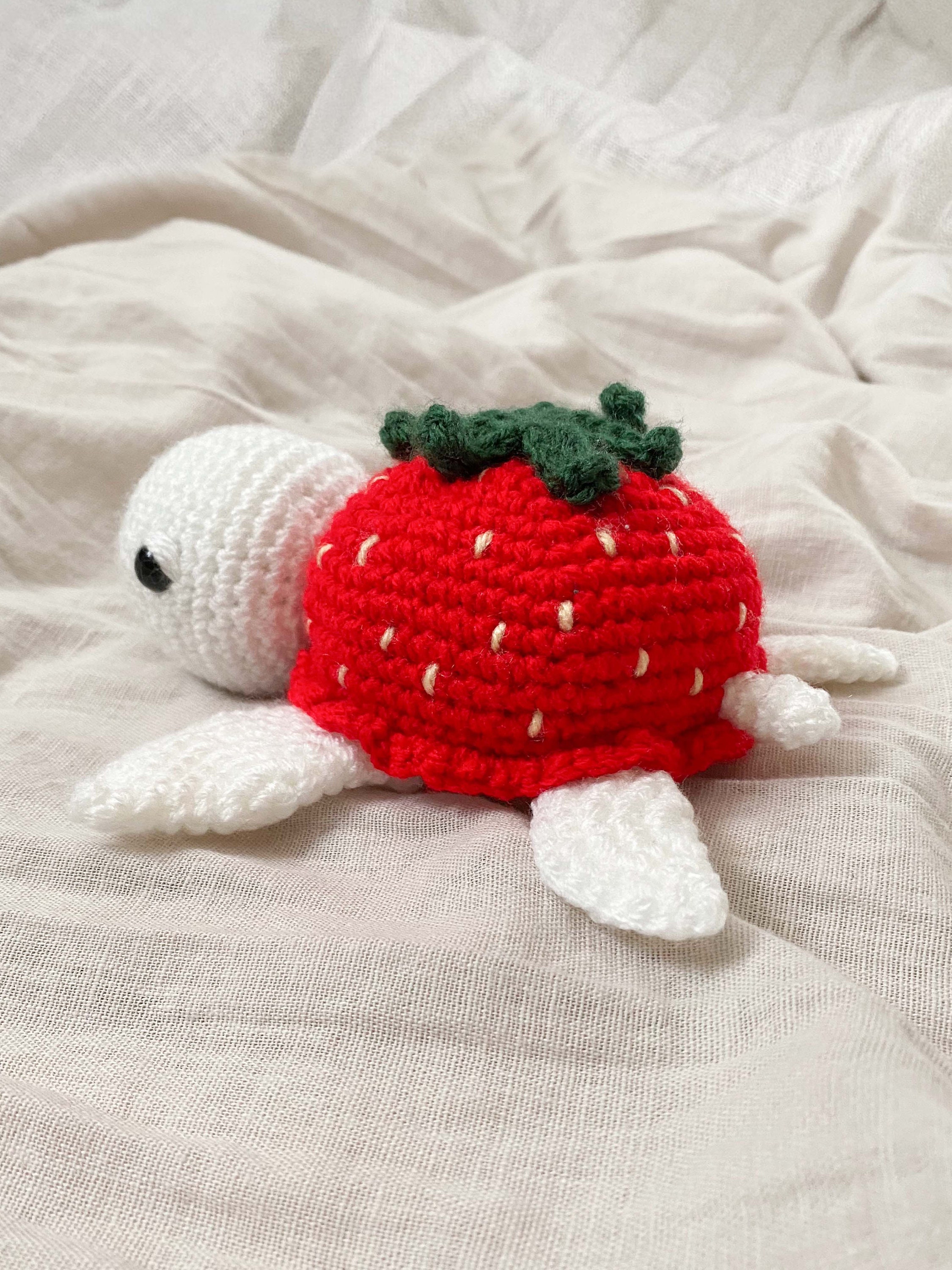 Turtle Crochet Pattern Strawberry - Etsy