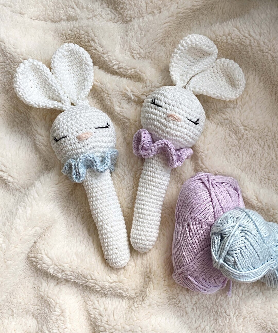 Rabbit Rattle Crochet Pattern - Etsy