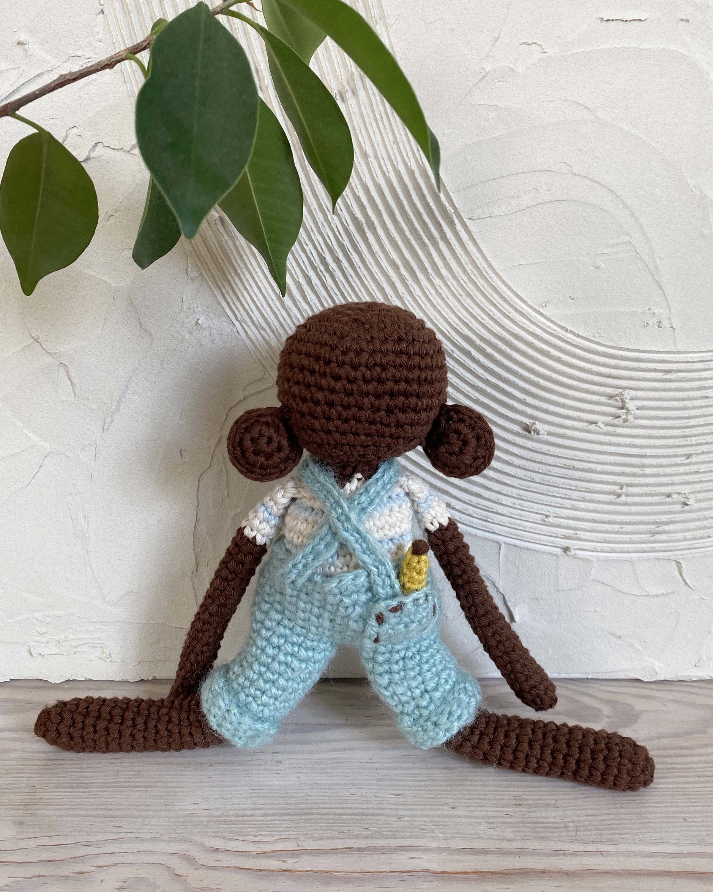 Gymnastic Monkey Crochet Pattern - Etsy