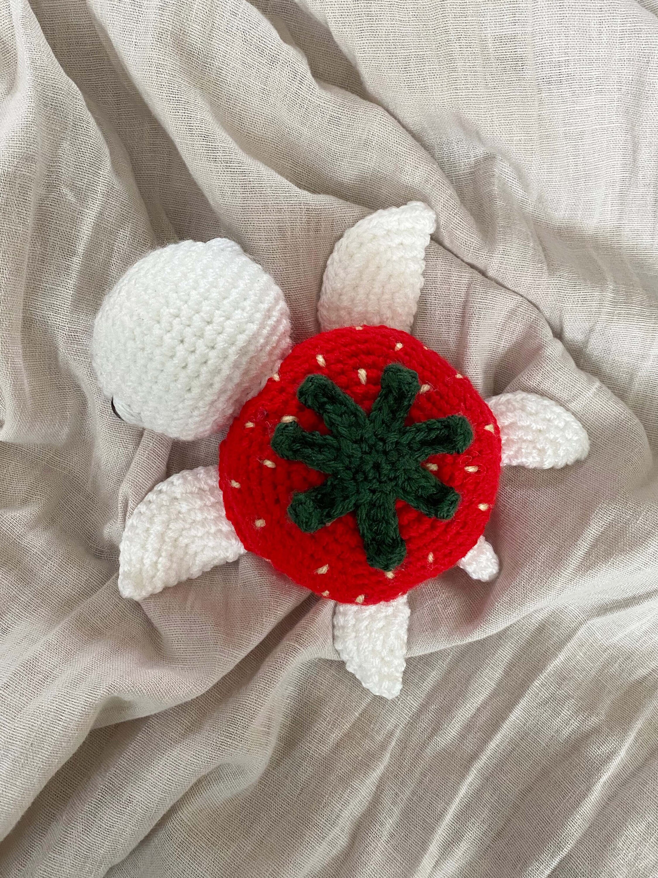 Turtle Crochet Pattern Strawberry - Etsy