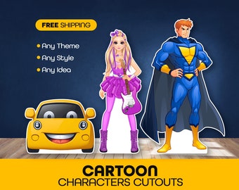 Character Cutouts, Custom Cutouts, Cartoons Cut Outs, and Party Signs ...