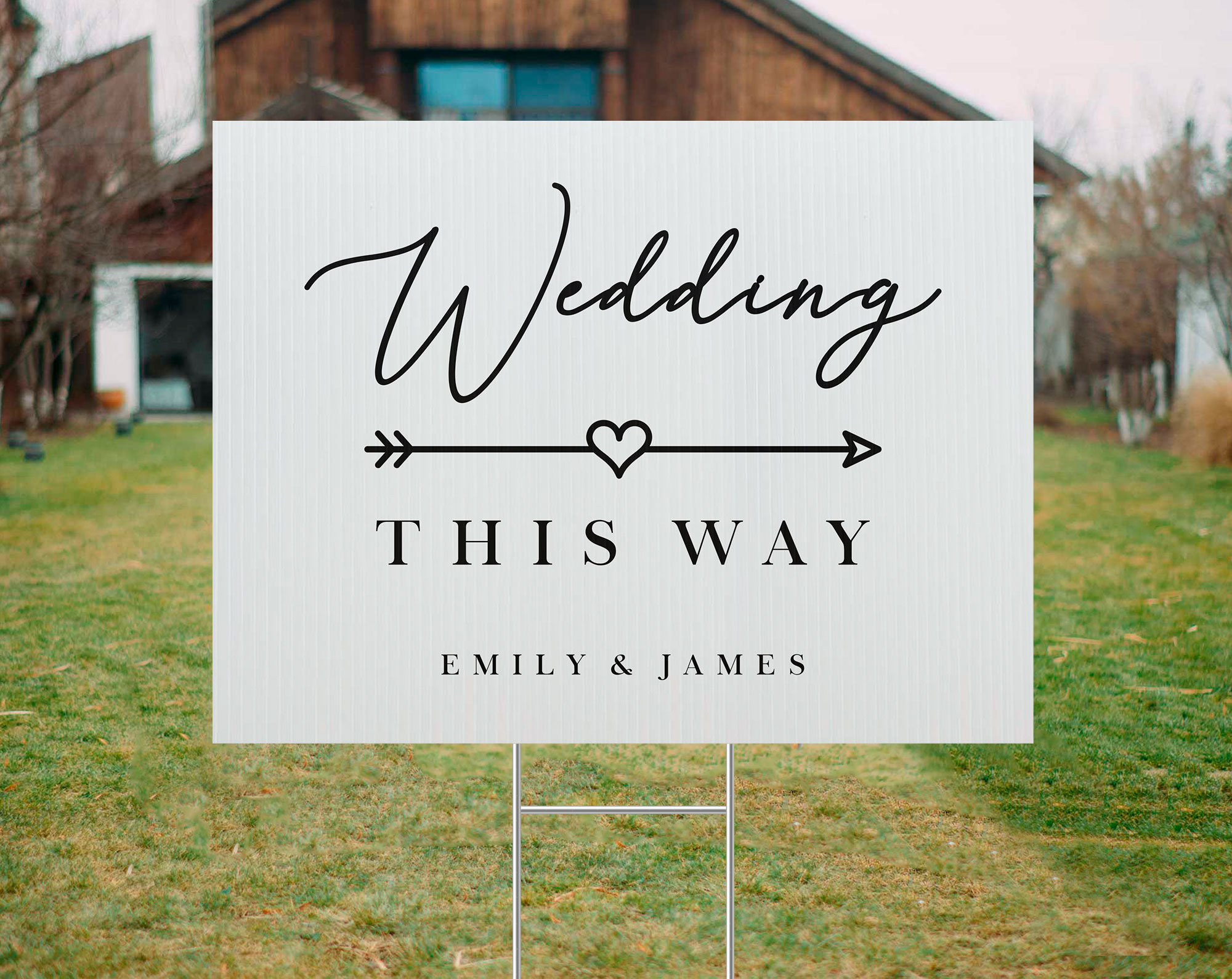 24x18 - Custom Yard Sign, Bulk Packs, Personalized Yard Sign, Real ...