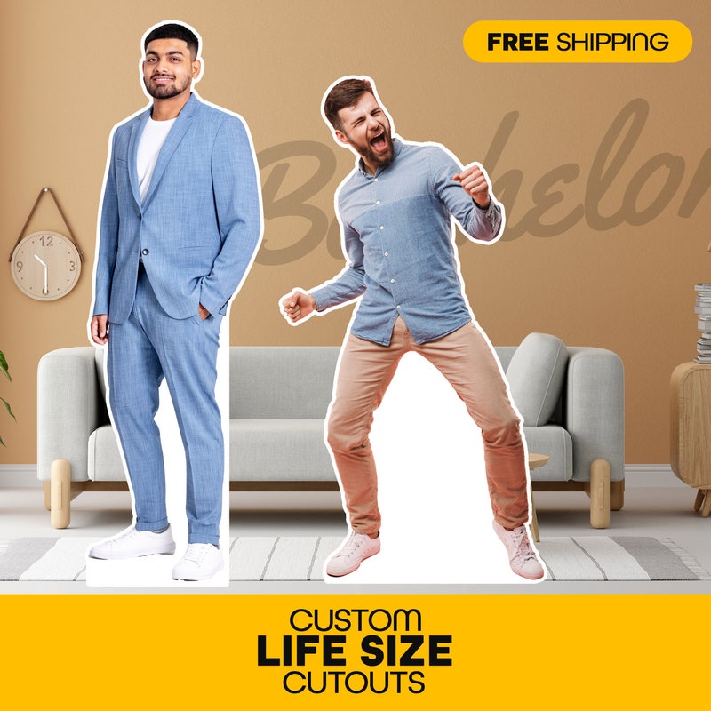 Life Size Custom Cardboard Cutout - Etsy