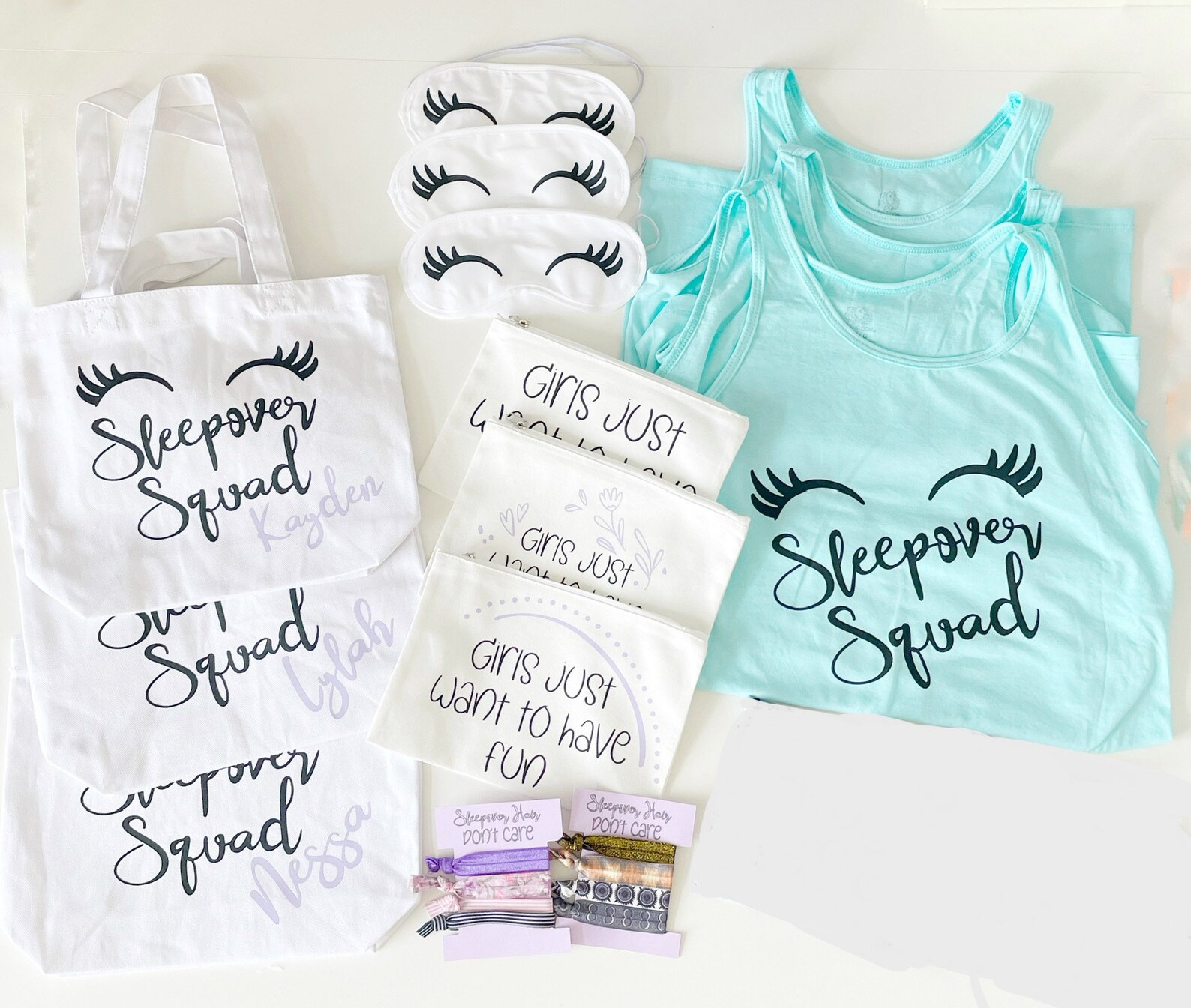 Girls Sleepover Squad Goodies - Etsy