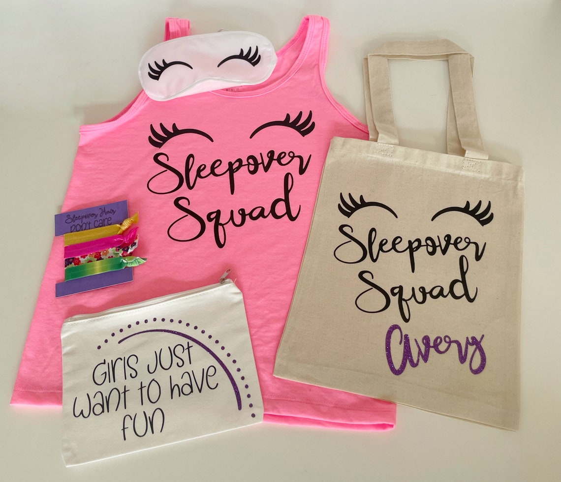 Girls Sleepover Squad Goodies - Etsy
