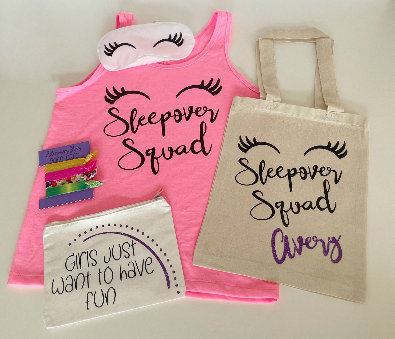 Girls Sleepover Squad Goodies - Etsy