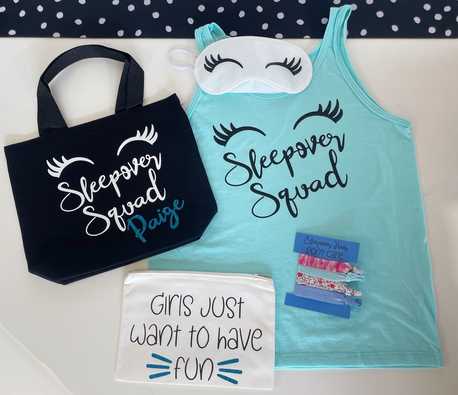 Girls Sleepover Squad Goodies - Etsy