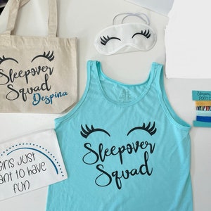 Girls Sleepover Squad Goodies - Etsy