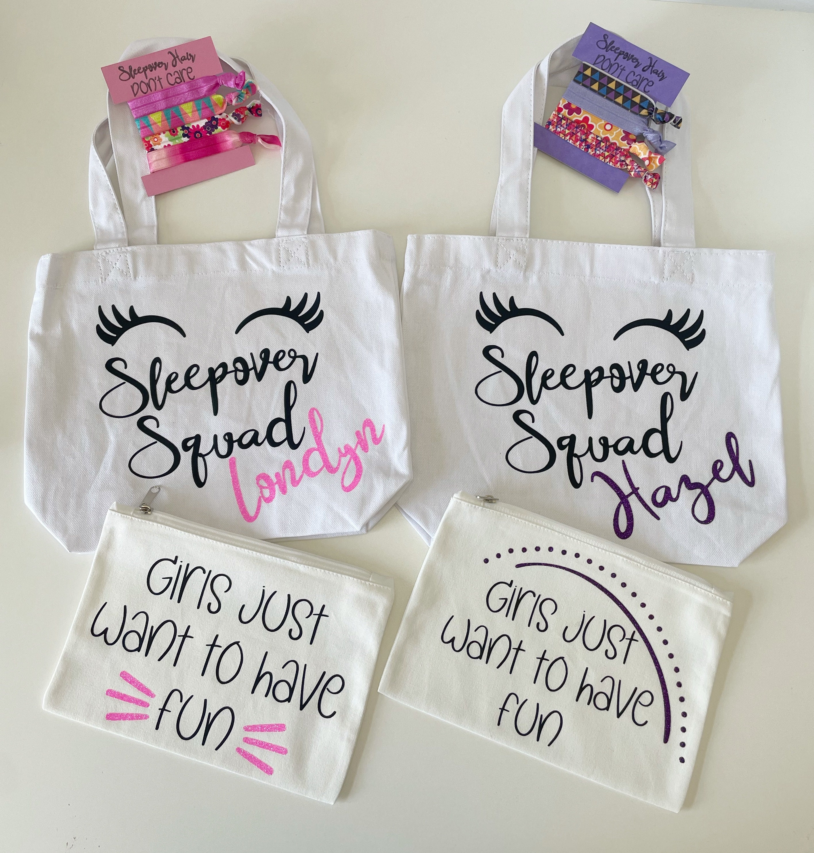 Girls Sleepover Squad Goodies (v.2) - Etsy