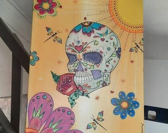 Cuban Skull Painting - Etsy